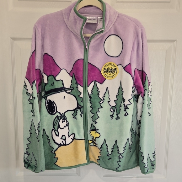 Peanuts | Jackets & Coats | Peanuts Snoopy Fleece Jacket New With Tags ...